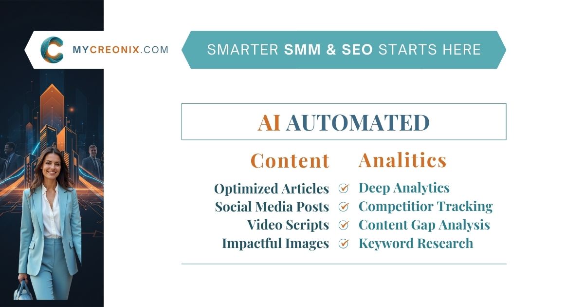 CREONIX AI - AI-Powered Content Engine for SEO & Analytics